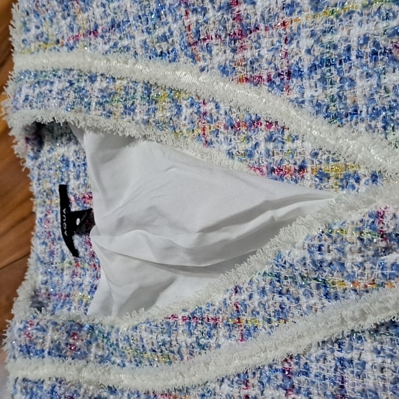 Aqua | Jackets & Coats | Aqua Tweed Blazer Lined | Poshmark